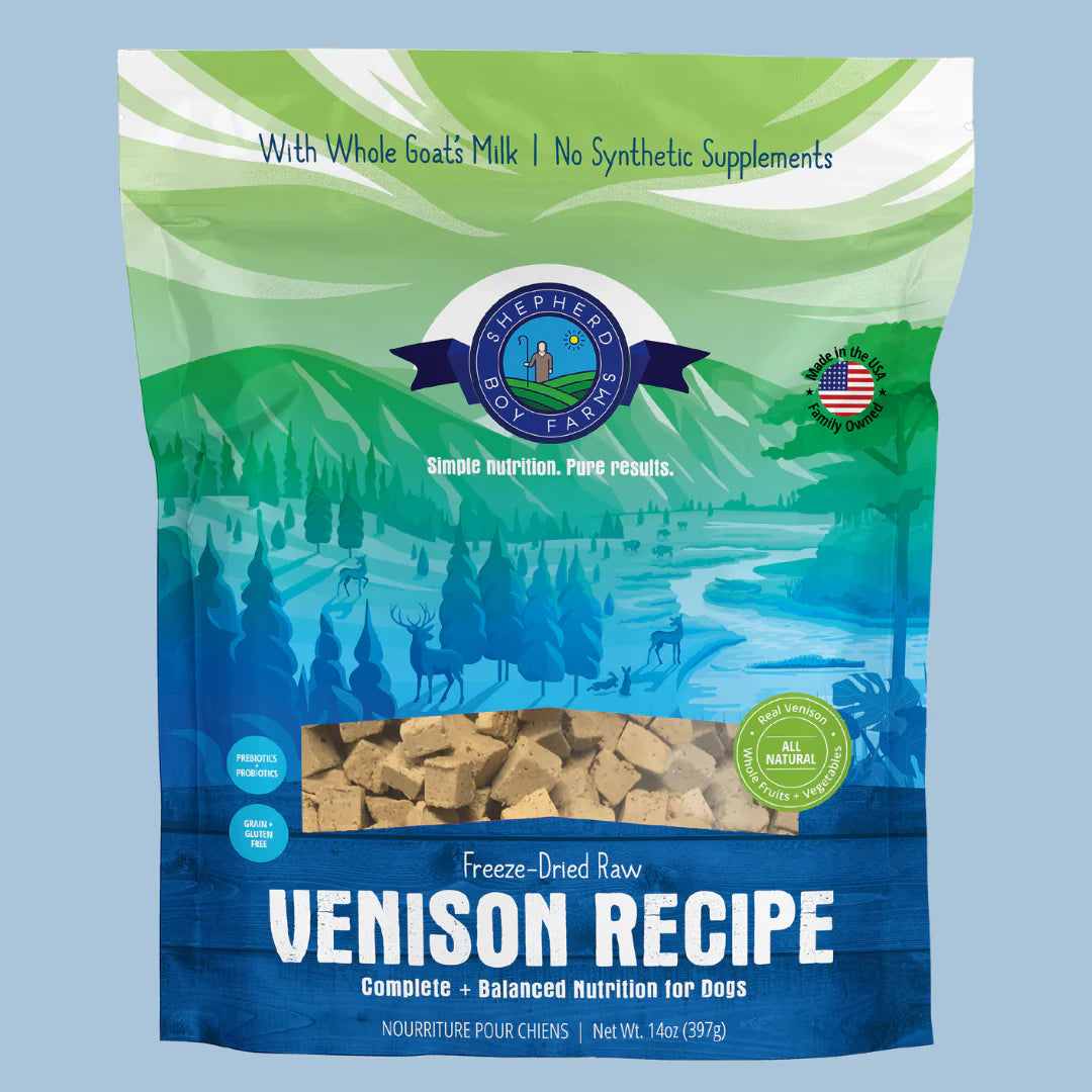 Shepherd Boy Farms FD Venison Recipe Complete & Balanced Nutrition for ...