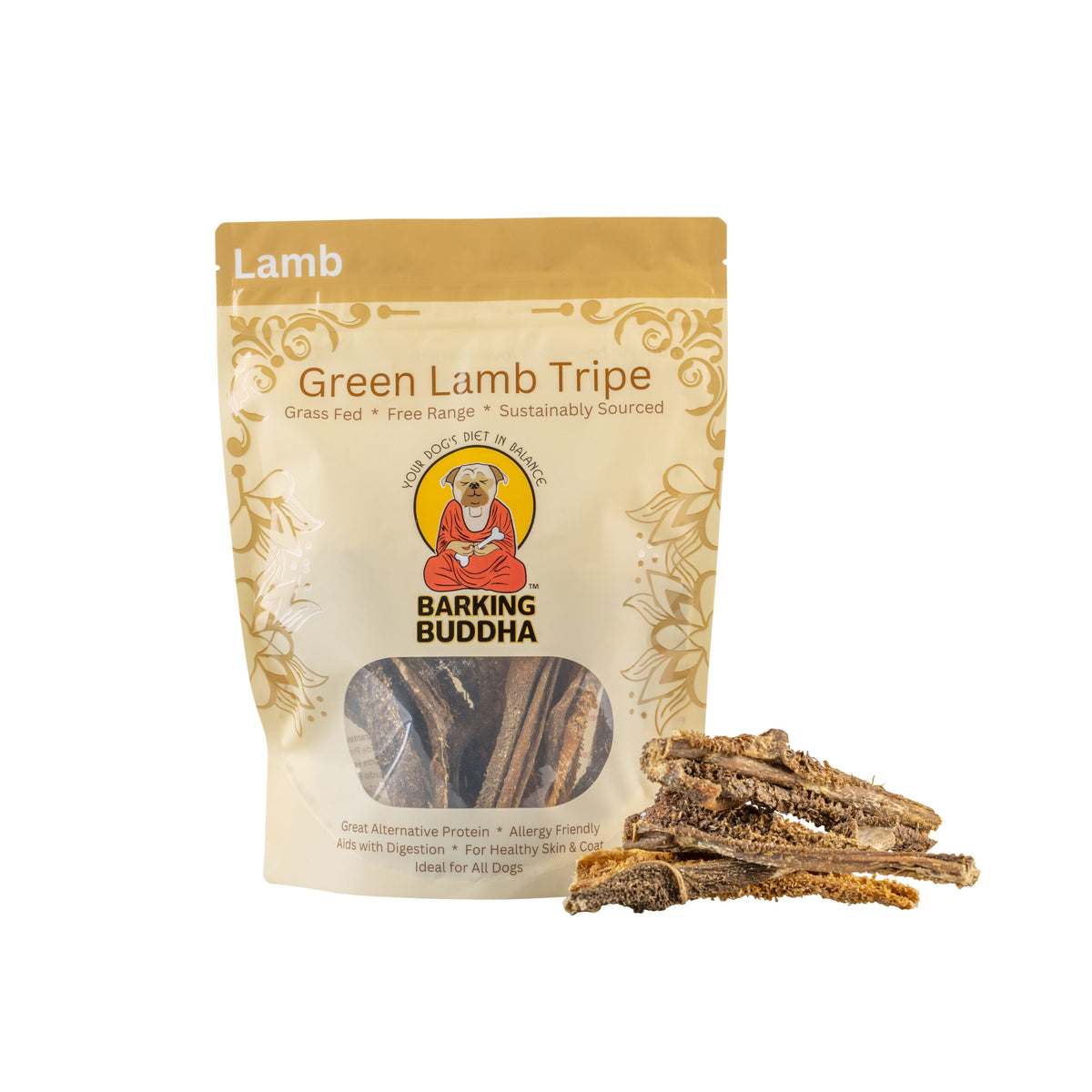 Barking Buddha Green Lamb Tripe Sticks - 6 oz – Go Healthy Pet