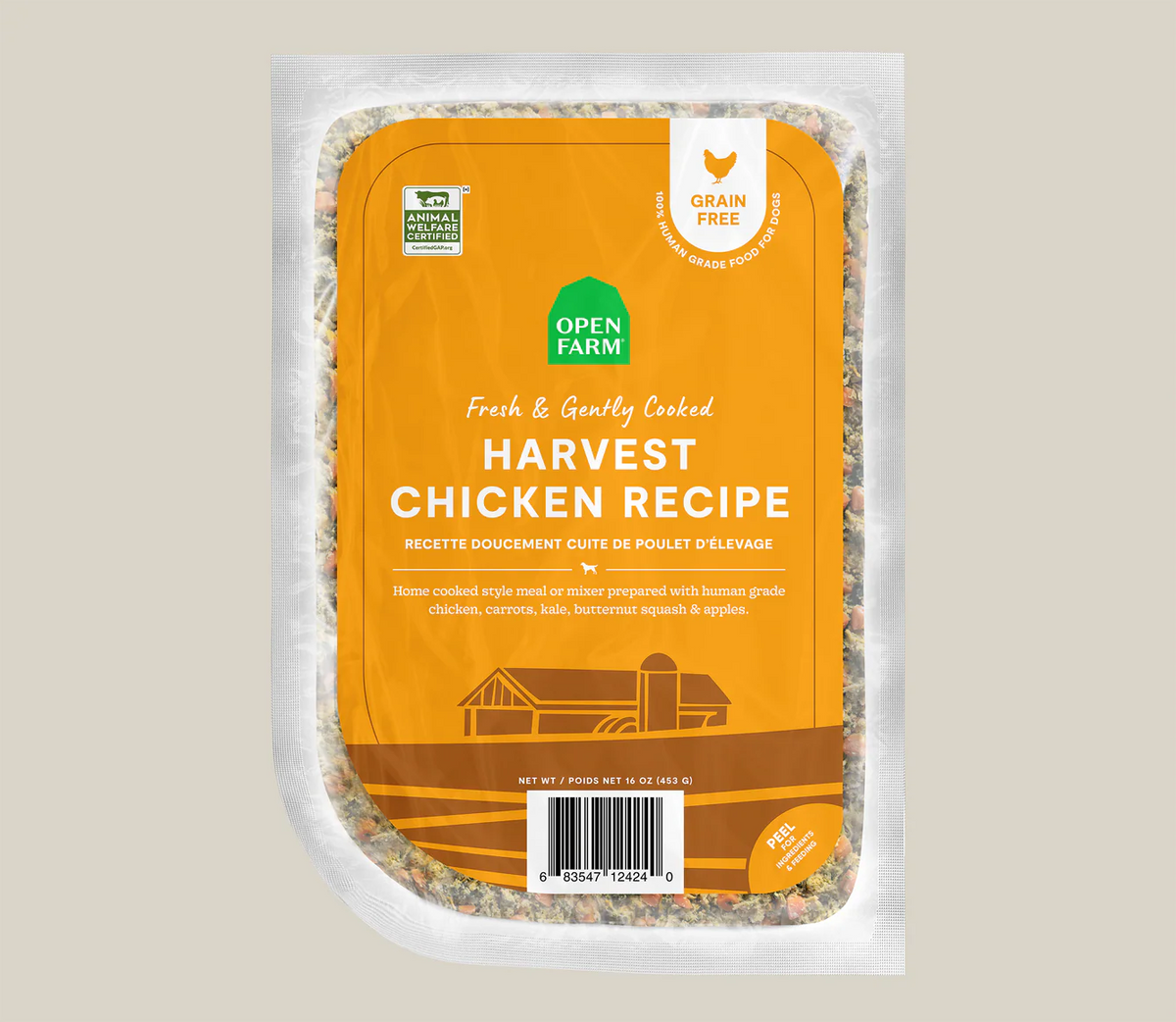 Open Farm Frozen Harvest Chicken Gently Cooked Recipe – Go Healthy Pet