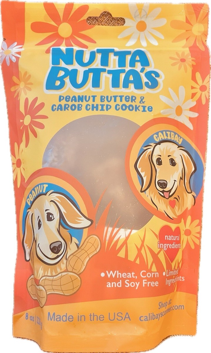Calibay's Corner Nutta Butta's Peanut Butter & Carob Cookie Dog Treats ...