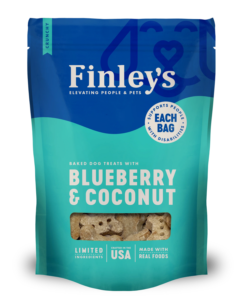 Finley's Blueberry Coconut Crunchy Biscuits 12-oz – Go Healthy Pet