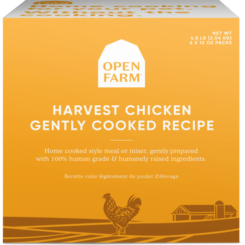 Open Farm Frozen Harvest Chicken Gently Cooked Recipe – Go Healthy Pet